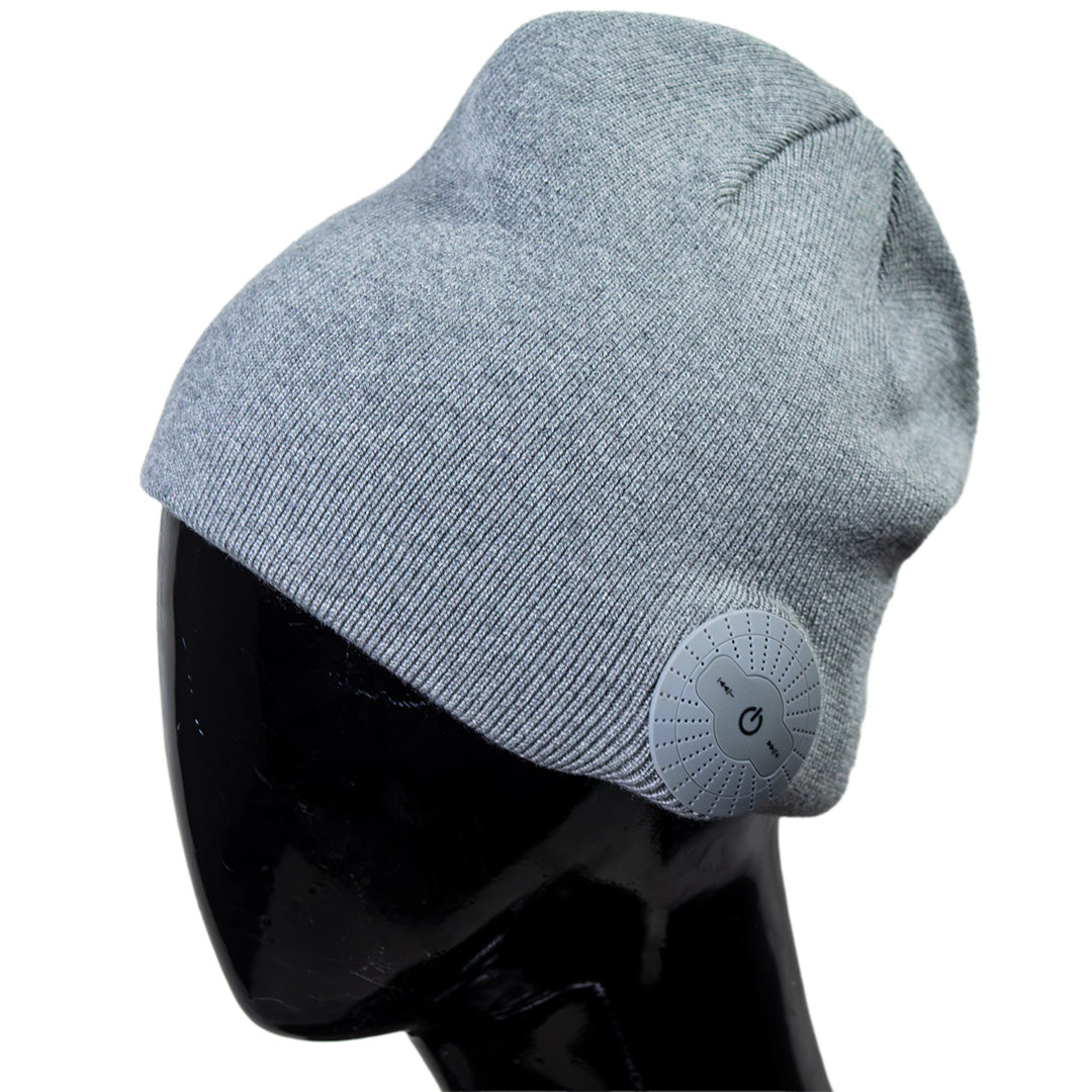 UGO Beanie - Light Grey Beanie - with Bluetooth Headphones – cssincusa.com
