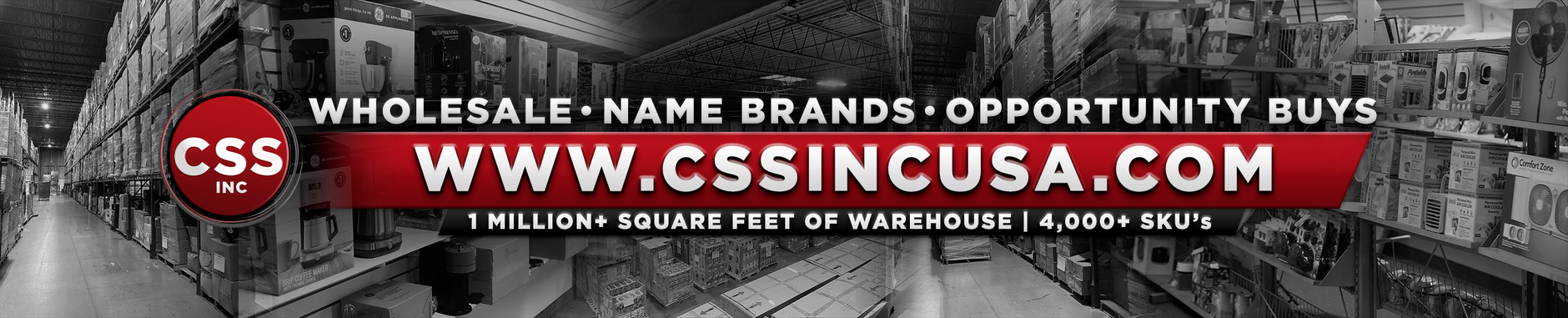 CSS Inc. - Wholesale, Name Brands & Opportunity Buys - 4,000+ Items ...